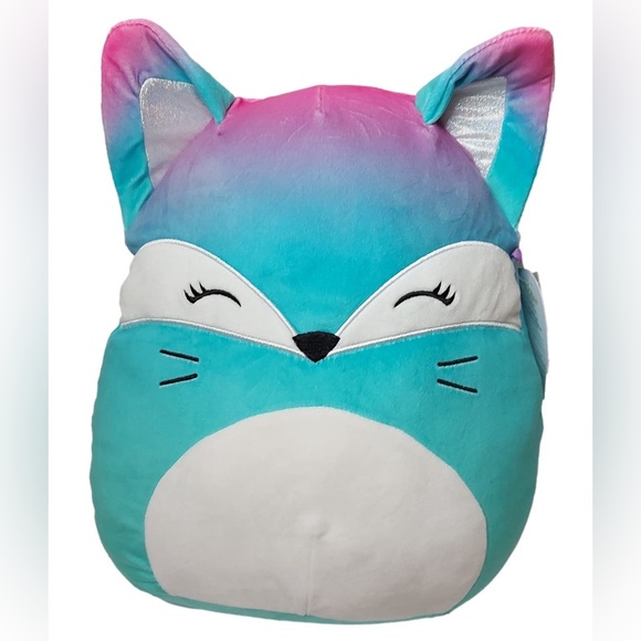 Squishmallows | Toys | Squishmallow Fox 8 Vickie Plush Pink Teal ...